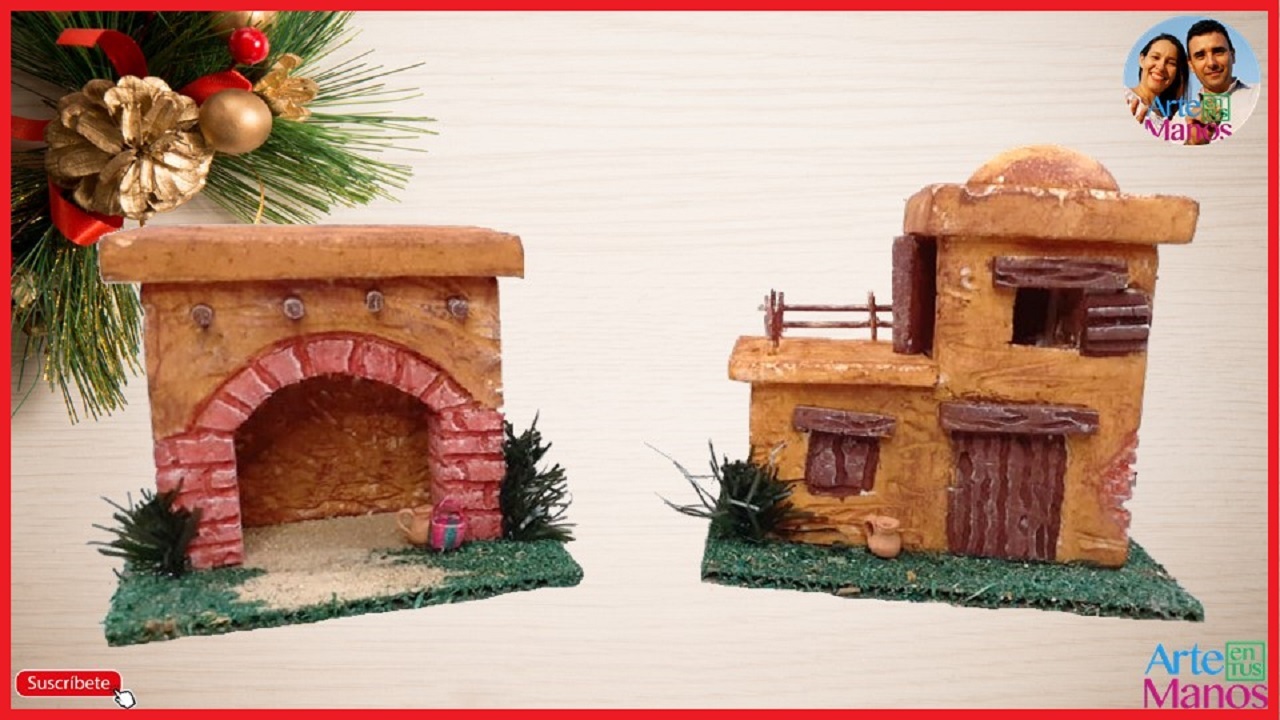Casas para el Pesebre Fácil, Económicas y Sencillas - Arte en Tus Manos ...